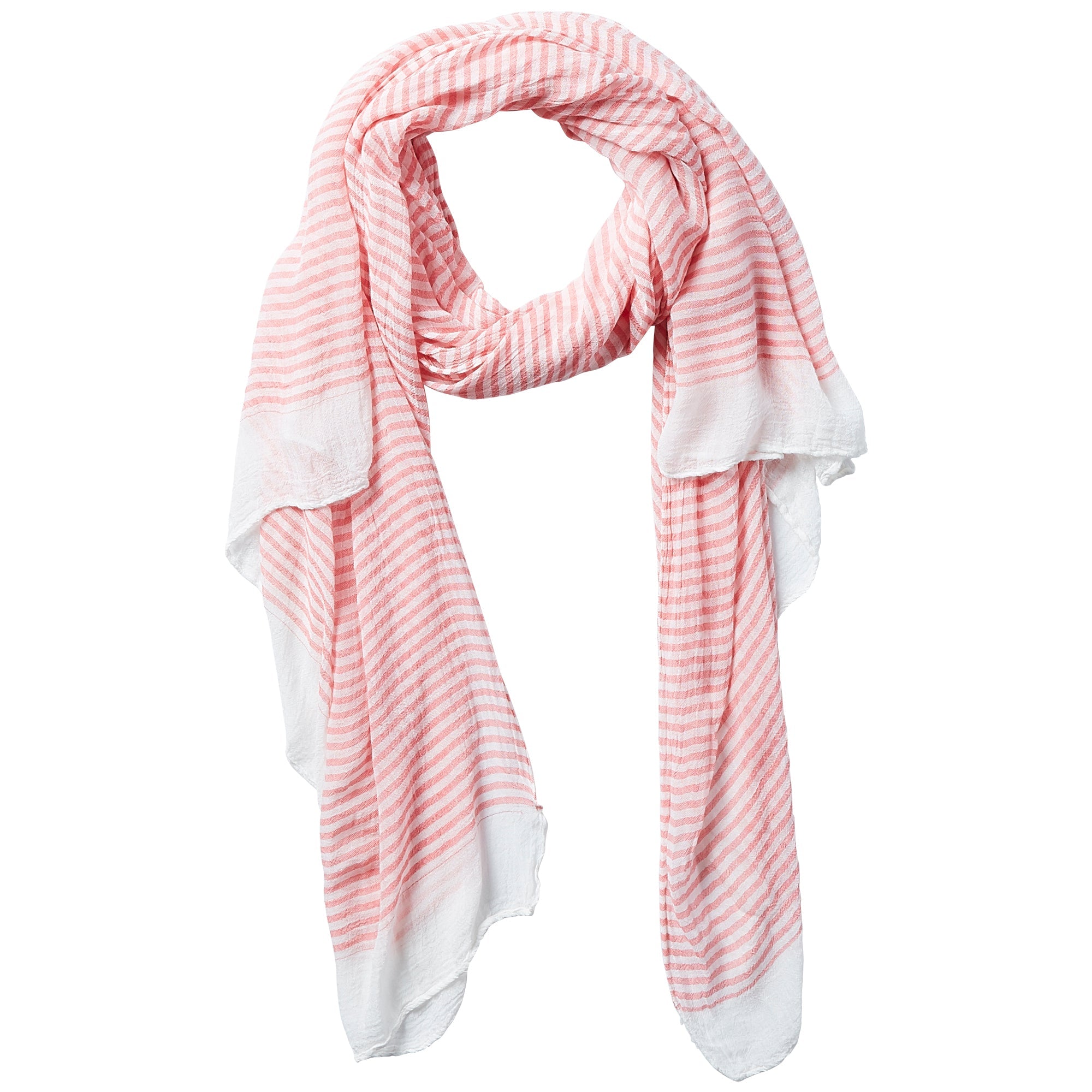 Tiny Stripe Insect Shield Scarf - Coral – Hadley Wren